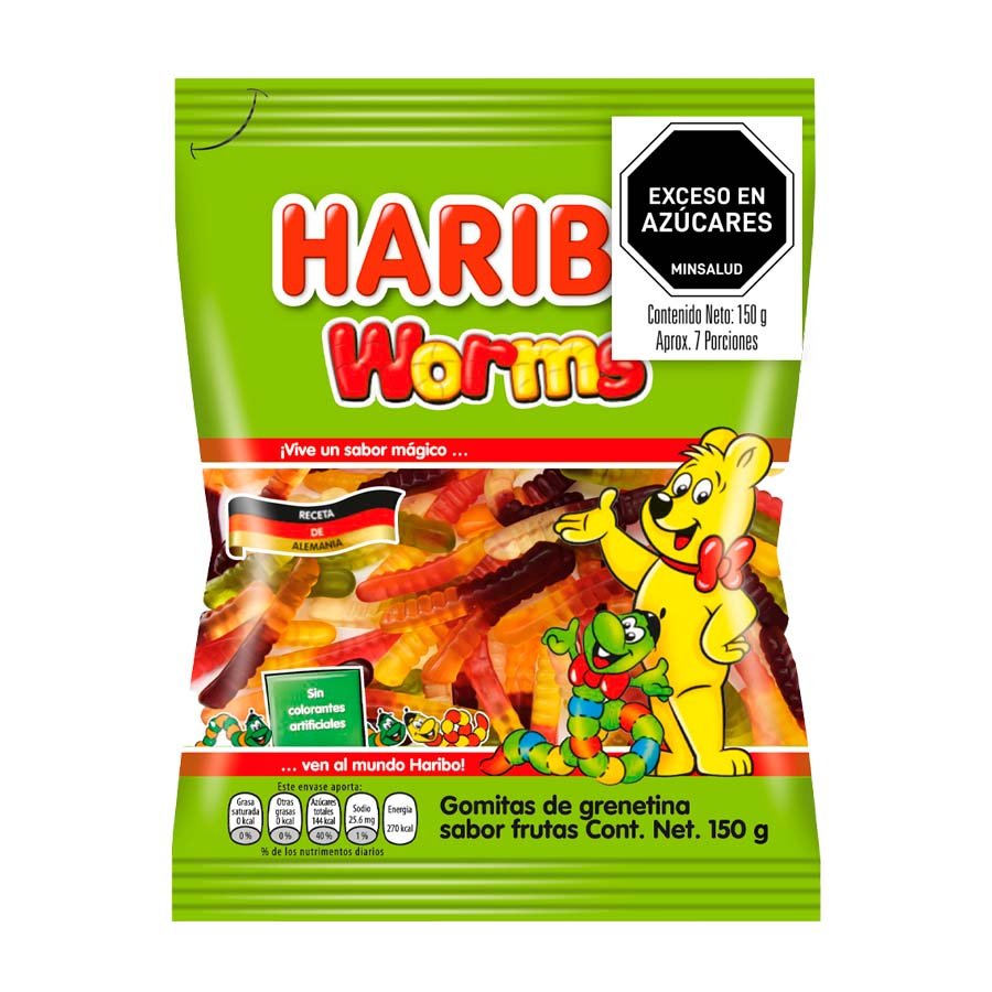 Gomas Worms Haribo 150 g – Greco